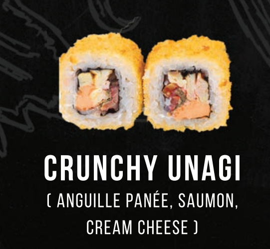 Crunchy unagi 6pc – Hayaku